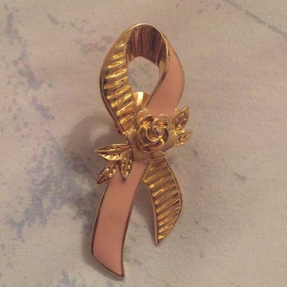 Avon | Jewelry | Vintage Avon Pink Ribbon Pin | Poshmark